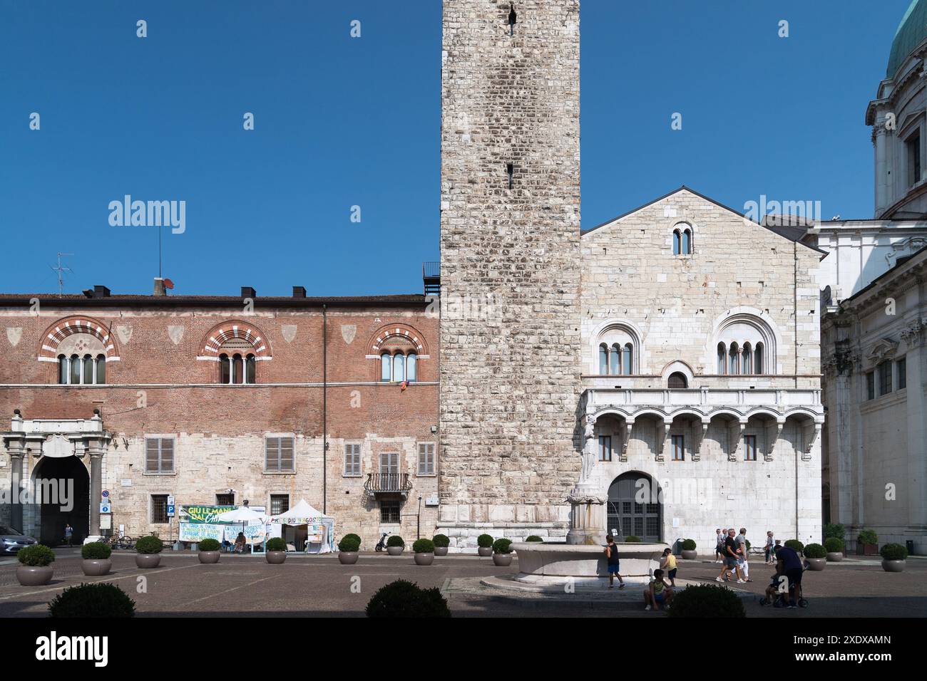Romanesque Torre del Popolo (People Tower) from XII century and ...