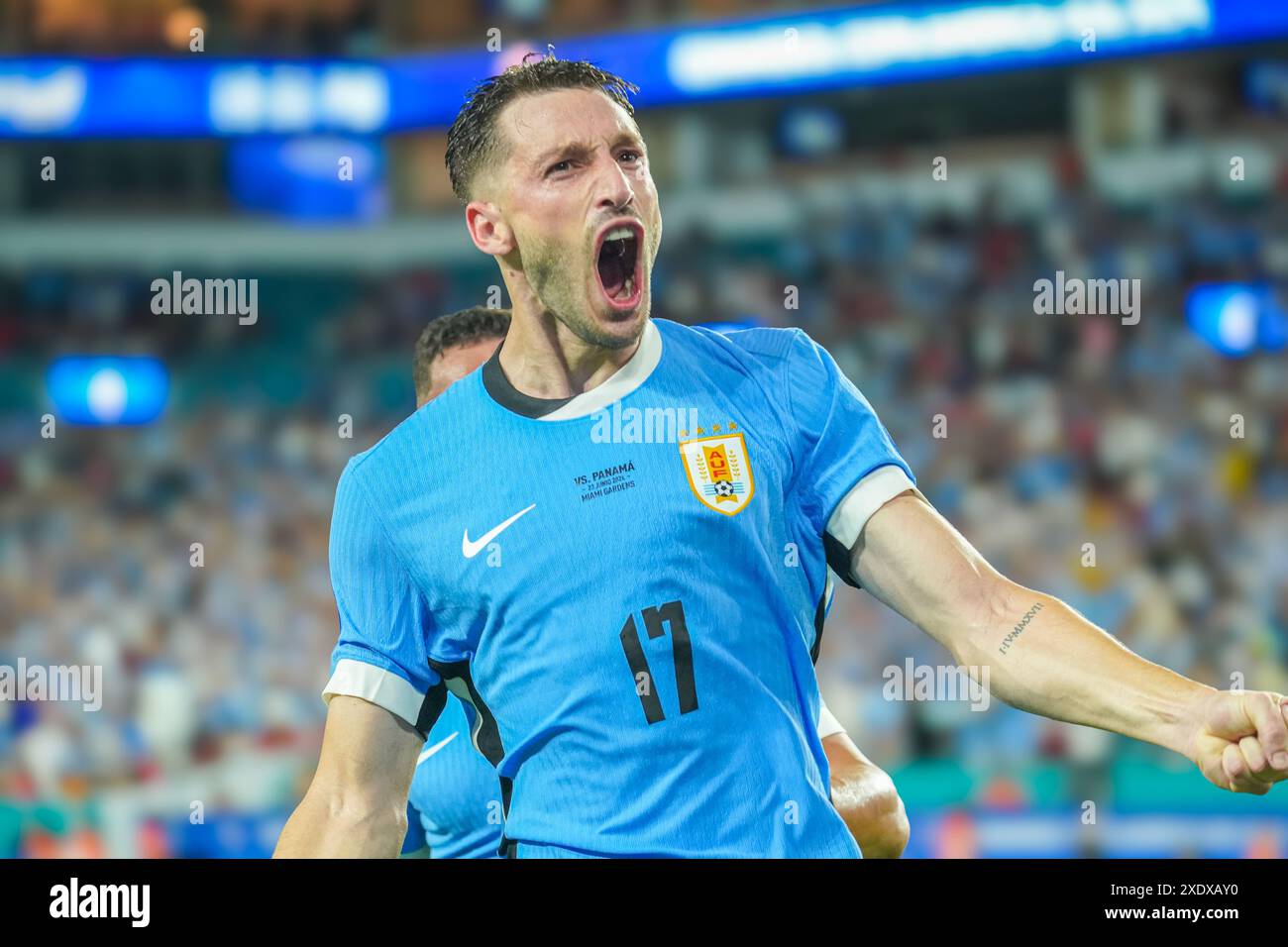 Miami Gardens, Florida, USA, June 20, 2024, Uruguay defender Matías ...