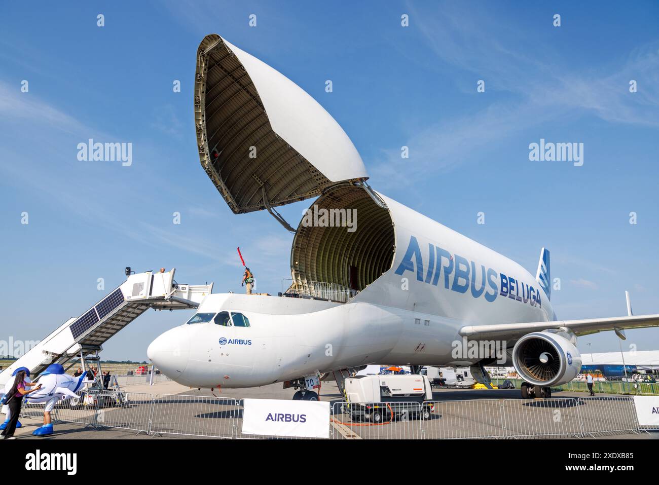Airbus A330-743L also Airbus Beluga, transport aircraft at ILA Berlin ...