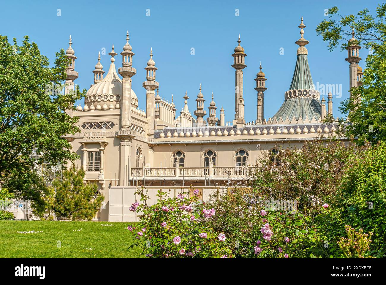 Brighton Royal Pavilion in Spring, East Sussex, South England Stock ...