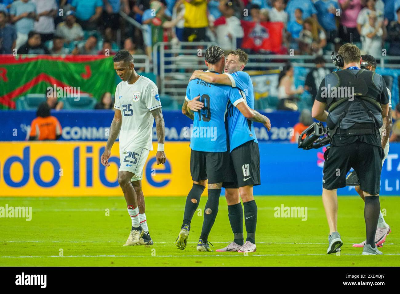 Miami Gardens, Florida, USA, June 20, 2024, Uruguay players Darwin ...