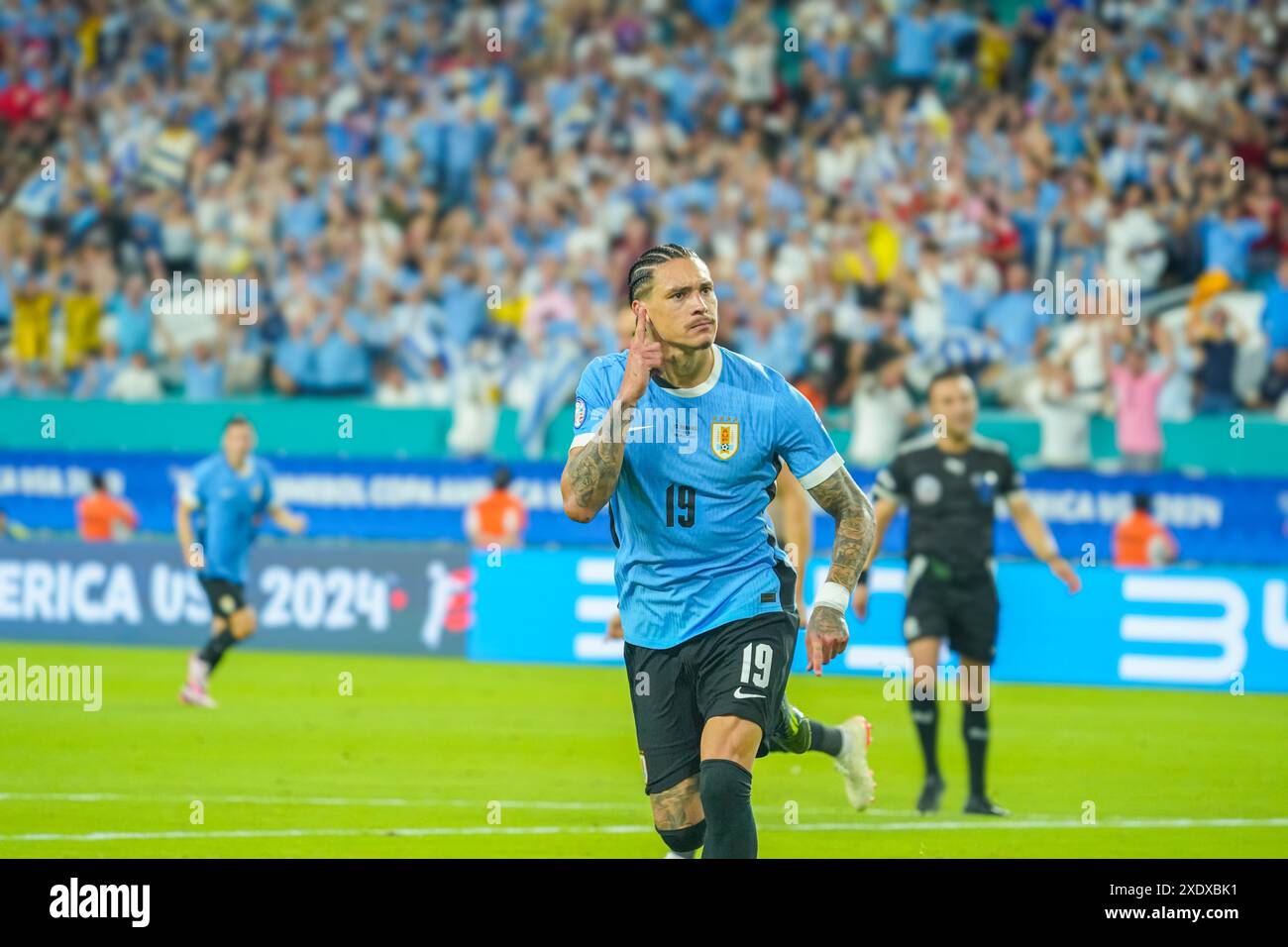 Miami Gardens, Florida, USA, June 20, 2024, Uruguay forward Darwin ...