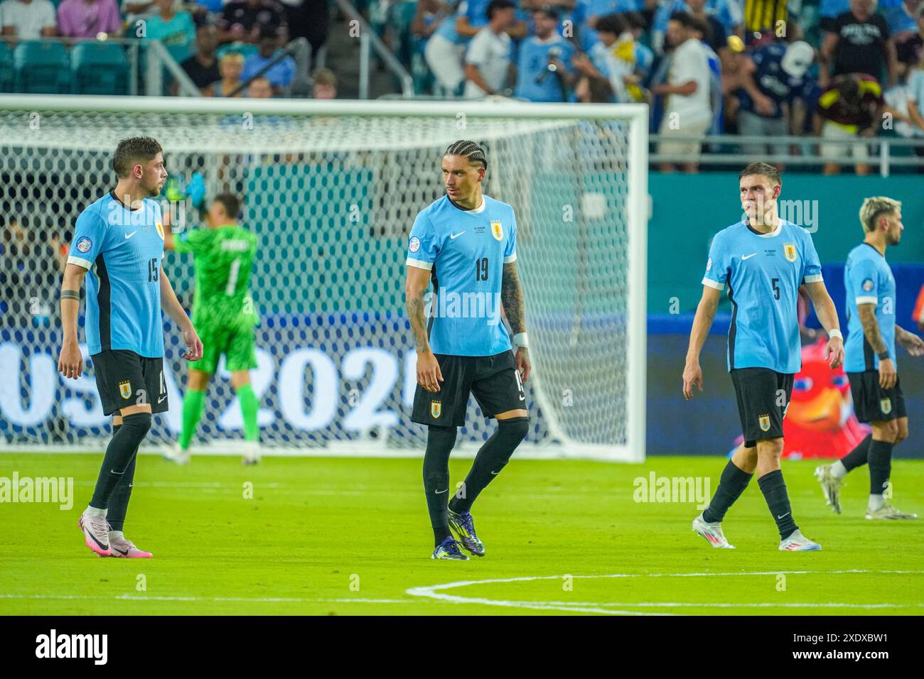 Miami Gardens, Florida, USA, June 20, 2024, Uruguay players Federico ...