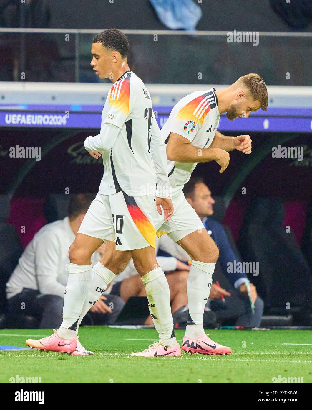 Jamal Musiala, DFB 10 Niclas Fuellkrug, DFB 9 in the group A stage match GERMANY, Switzerland ...