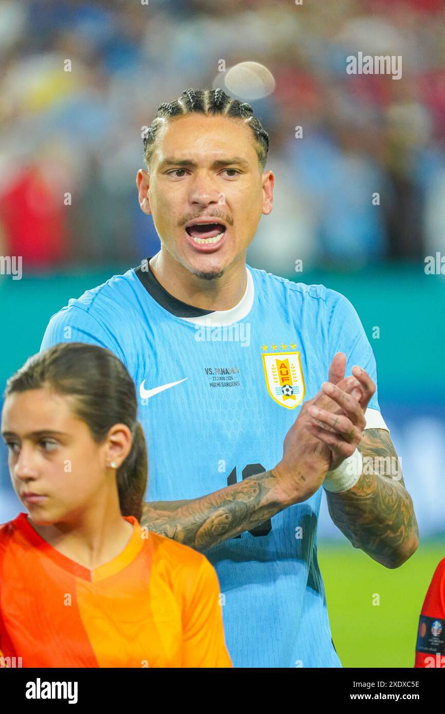 Miami Gardens, Florida, USA, June 20, 2024, Uruguay forward Darwin ...