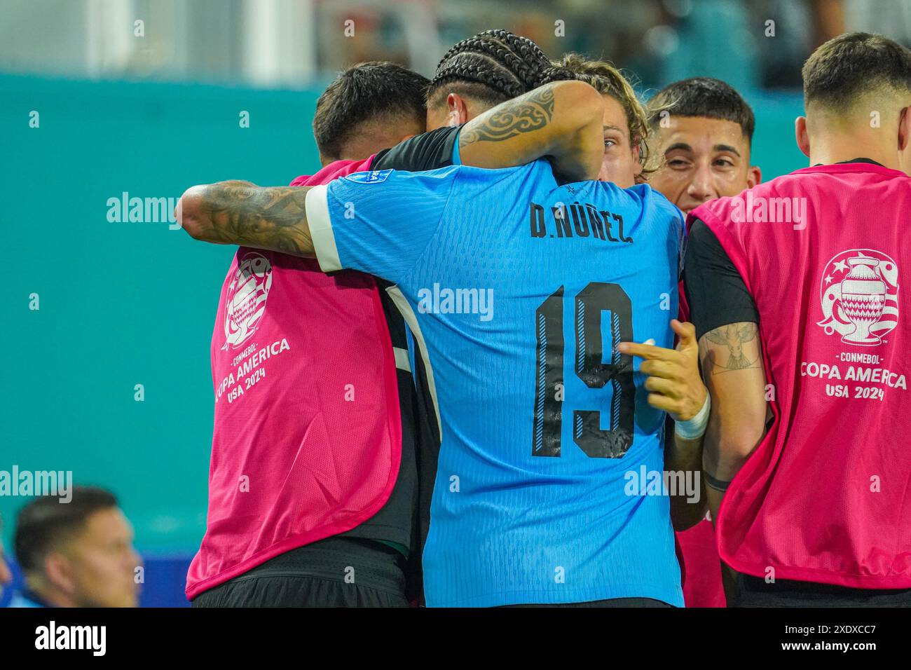 Miami Gardens, Florida, USA, June 20, 2024, Uruguay forward Darwin ...