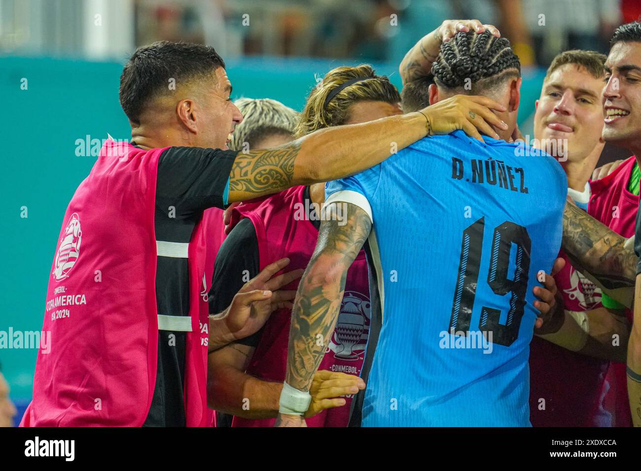 Miami Gardens, Florida, USA, June 20, 2024, Uruguay forward Darwin ...