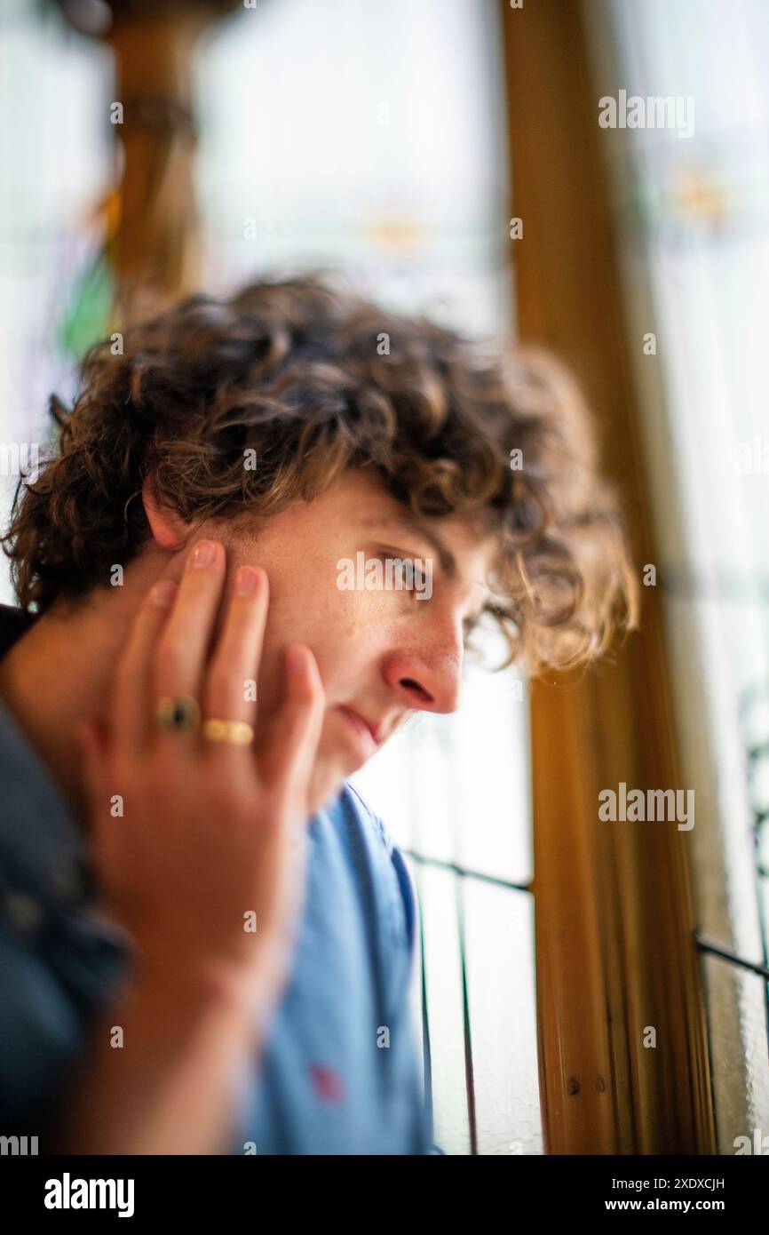British music producer, DJ and remix artist, Jamie XX, photographed at ...
