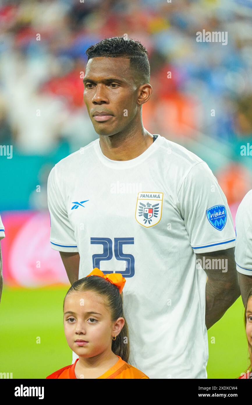 Miami Gardens, Florida, USA, June 20, 2024, Panama player Roderick ...