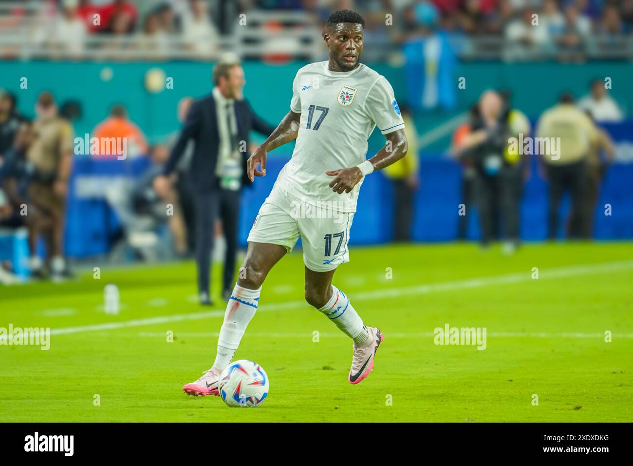 Miami Gardens, Florida, USA, June 20, 2024, Panama forward José Fajardo ...