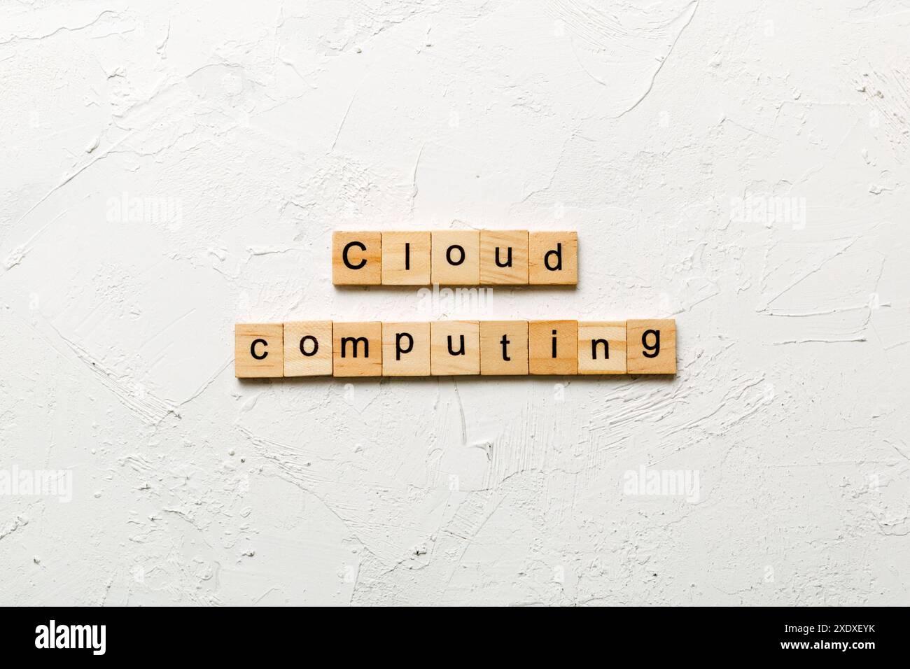 Cloud Computing Word Written On Wood Block Cloud Computing Text On