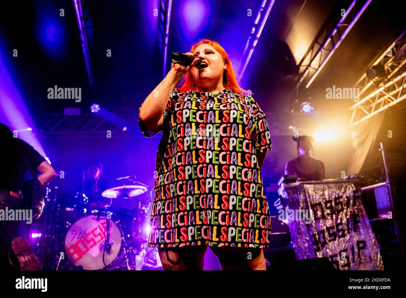 Beth Ditto of Gossip performs live in concert at Circolo Magnolia in ...