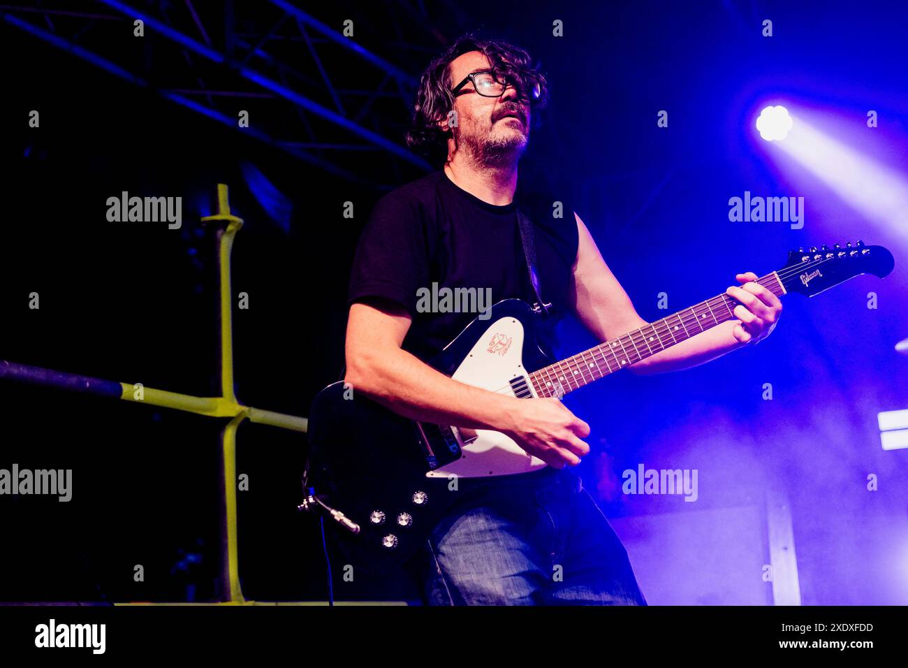 Nathan Howdeshell aka Brace Paine of Gossip performs live in concert at ...