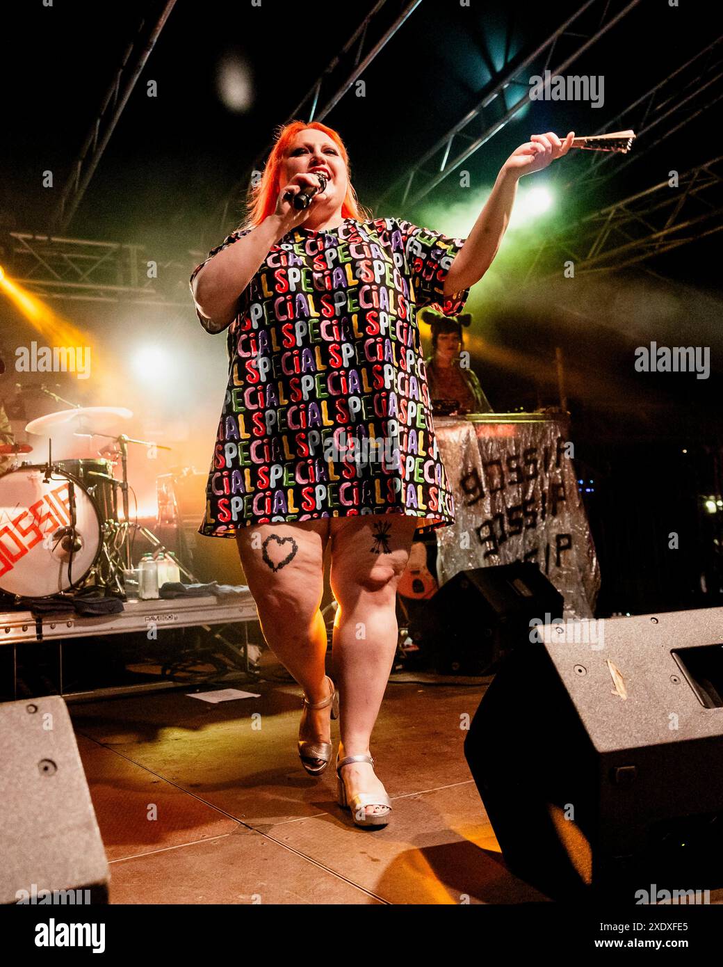 Beth Ditto of Gossip performs live in concert at Circolo Magnolia in ...