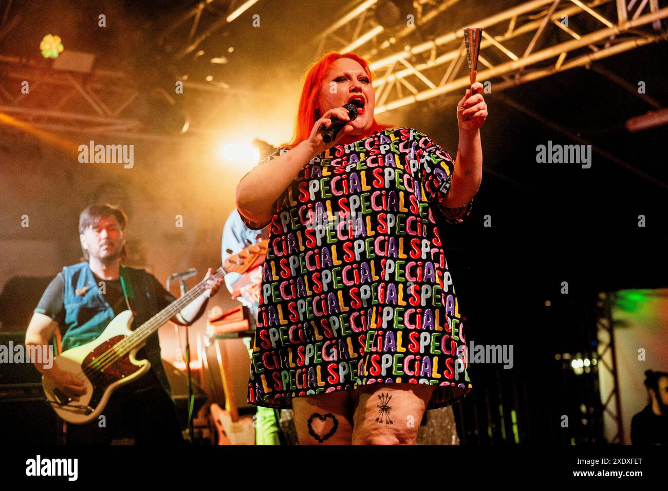 Beth Ditto of Gossip performs live in concert at Circolo Magnolia in ...