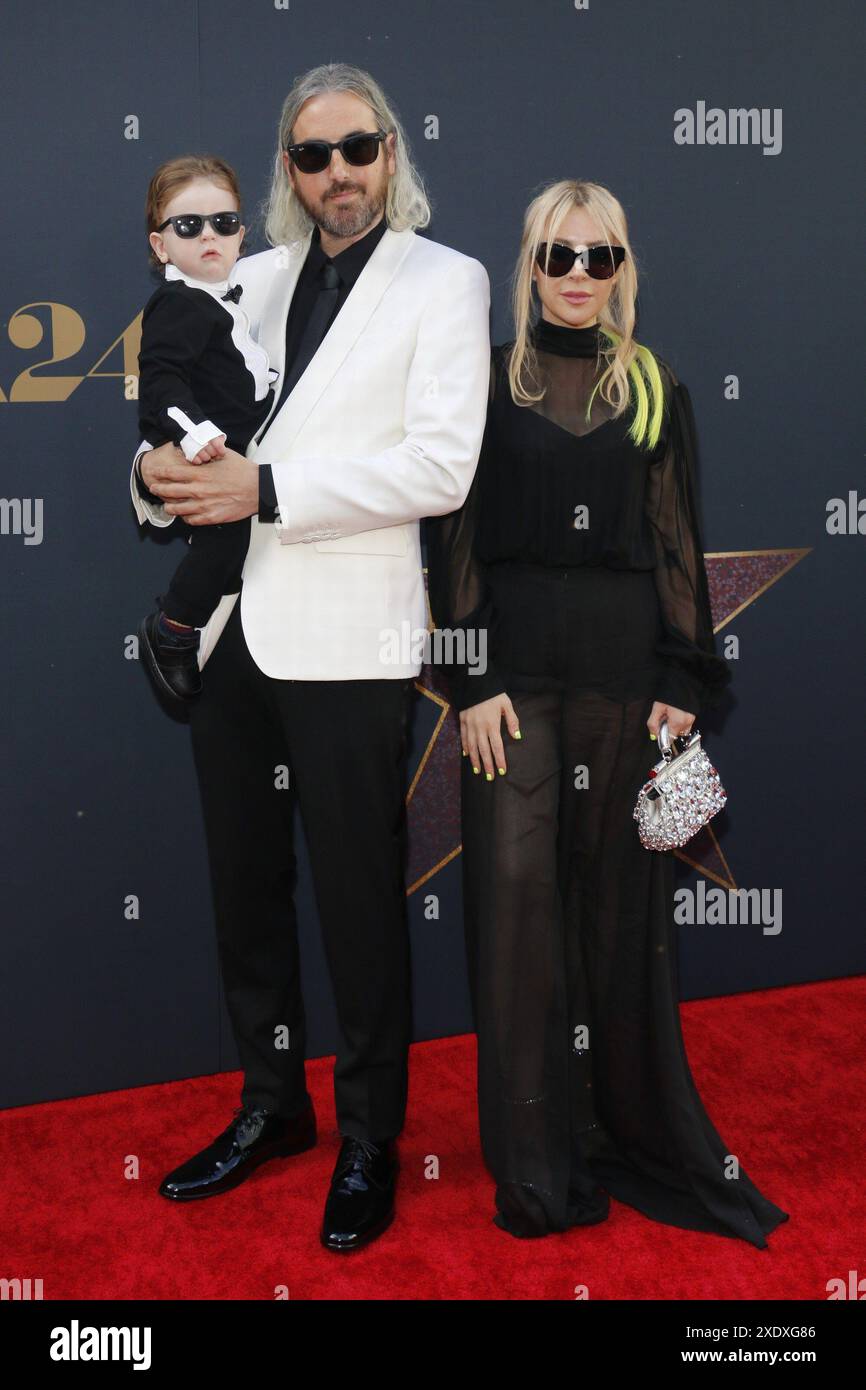 Ti West, family at arrivals for MAXXXINE World Premiere, TCL Chinese ...
