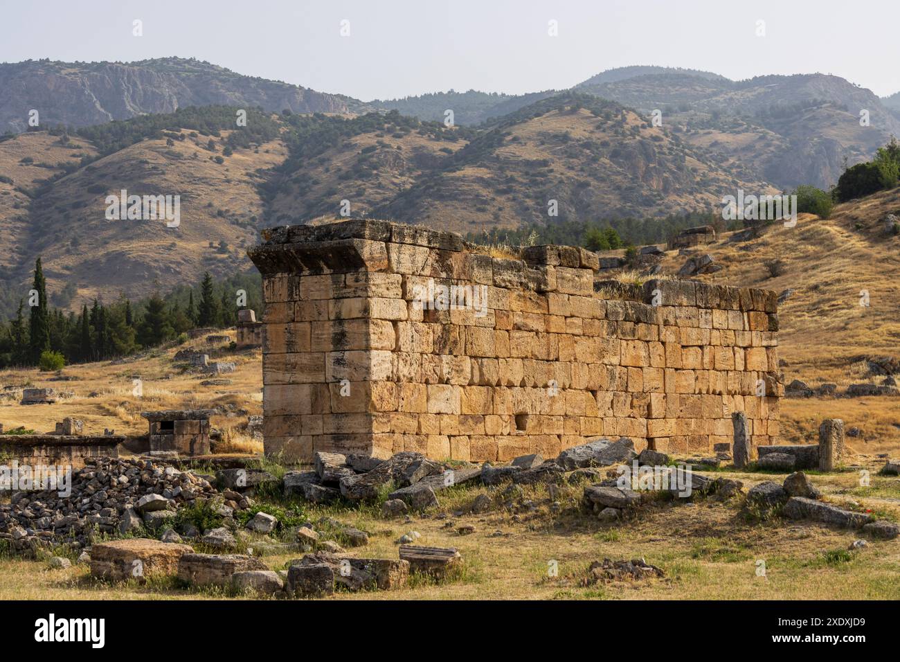 A sweeping view of the crumbling historic buildings in the ancient ...