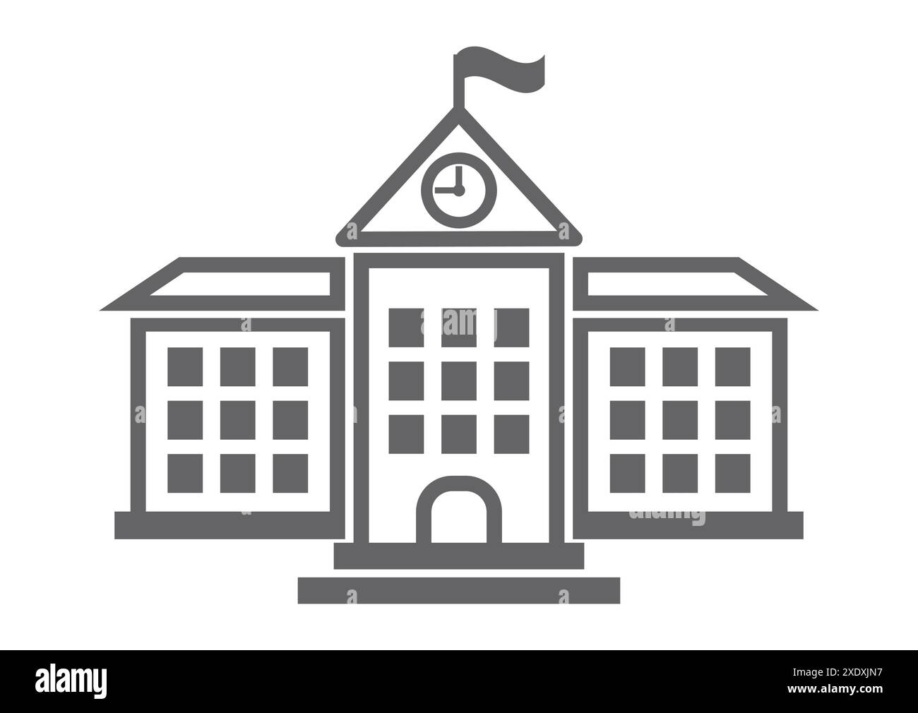 Building university school Cut Out Stock Images & Pictures - Alamy