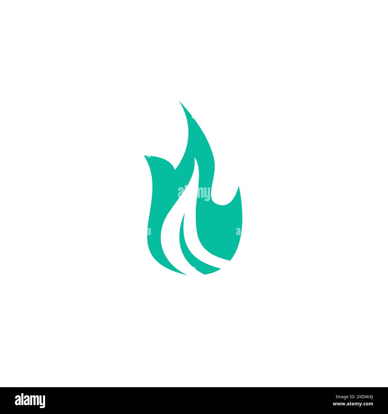 Fire Leaf Logo Vector. Nature Hot Vector Illustration Stock Vector ...
