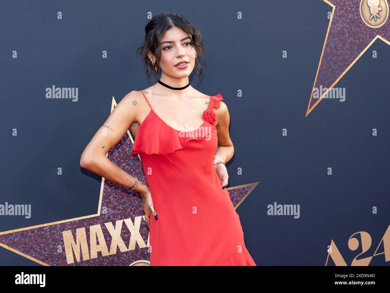 Sabrina Quesada attends the arrivals of A24’s “MAXXXINE” at the TCL ...
