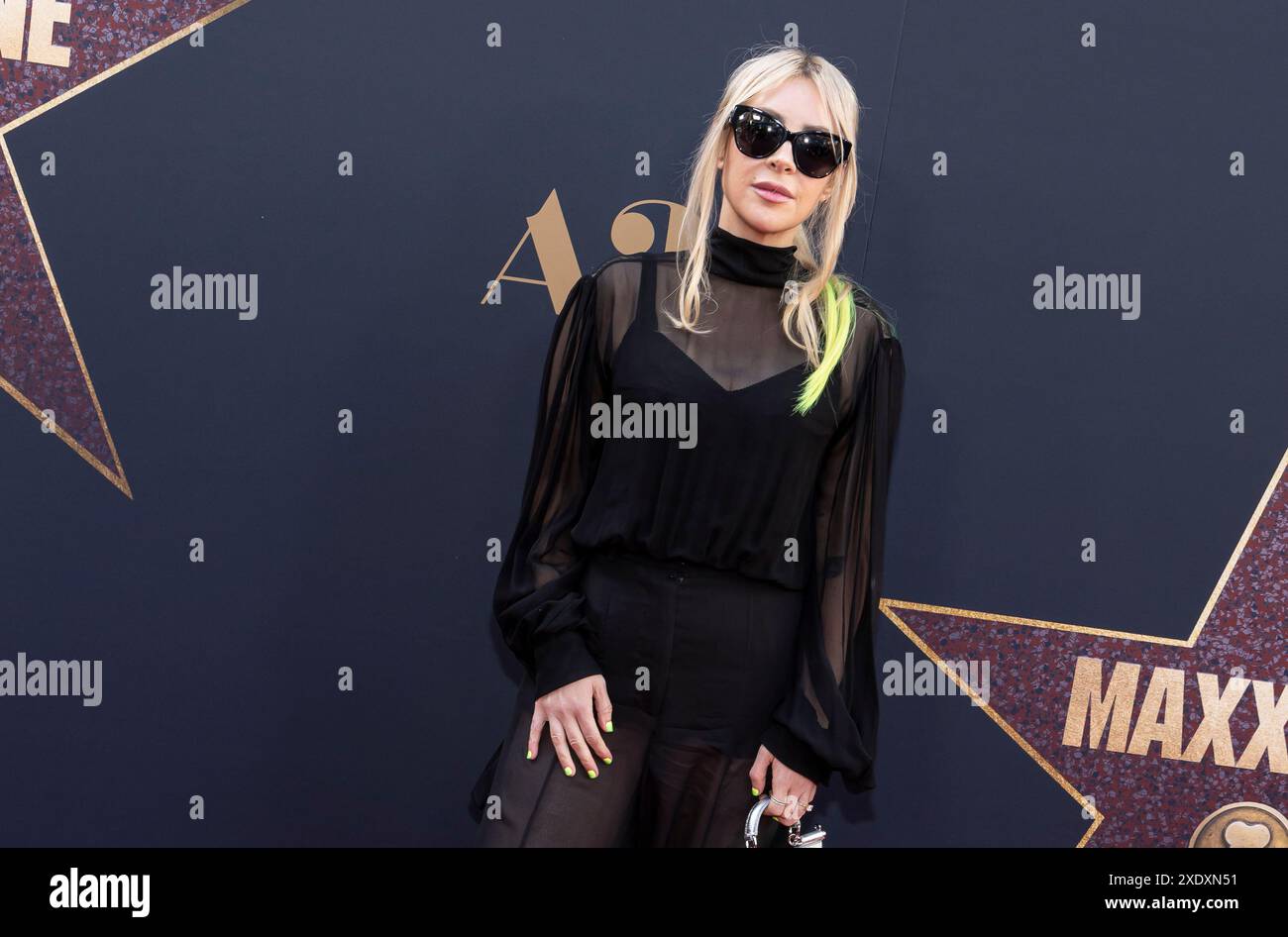 Alison Wonderland attends the arrivals of A24’s “MAXXXINE” at the TCL Chinese Theatre in ...