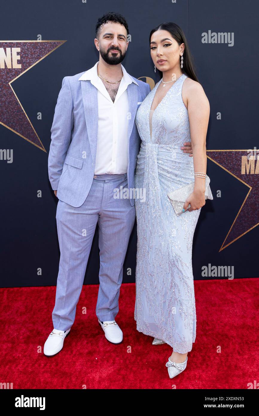 Emily Martinez and guest attend the arrivals of A24’s “MAXXXINE” at the ...