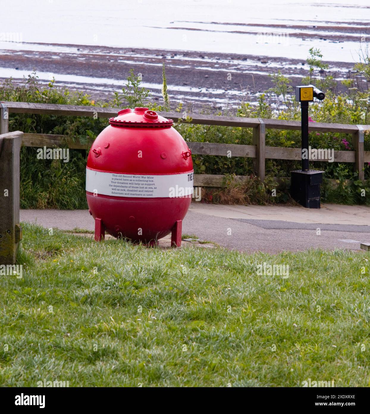 The renewed sea mine at Robin Hoods Bay Stock Photo - Alamy
