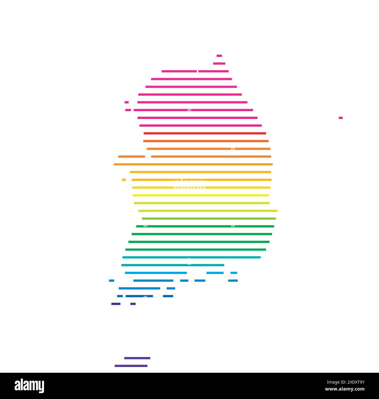 Map showing korea Stock Vector Images - Alamy