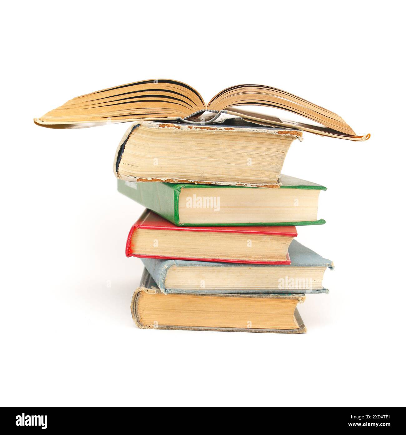 Old paper books Cut Out Stock Images & Pictures - Alamy