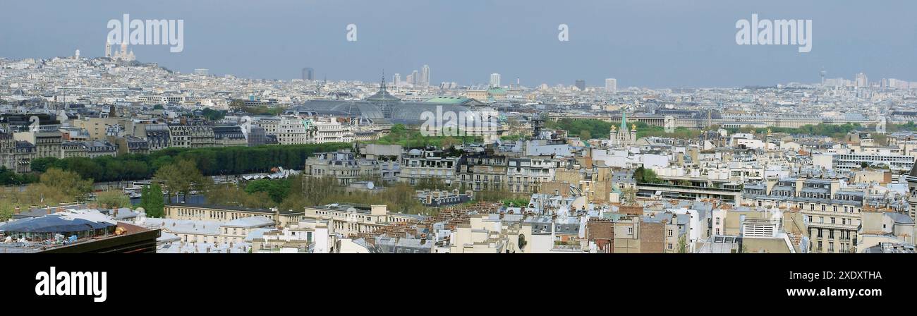 Big panorama Paris Stock Photo - Alamy