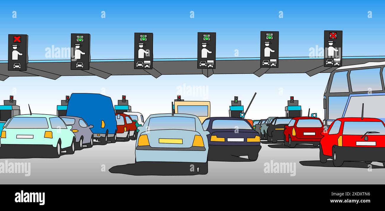 The toll office hi-res stock photography and images - Alamy