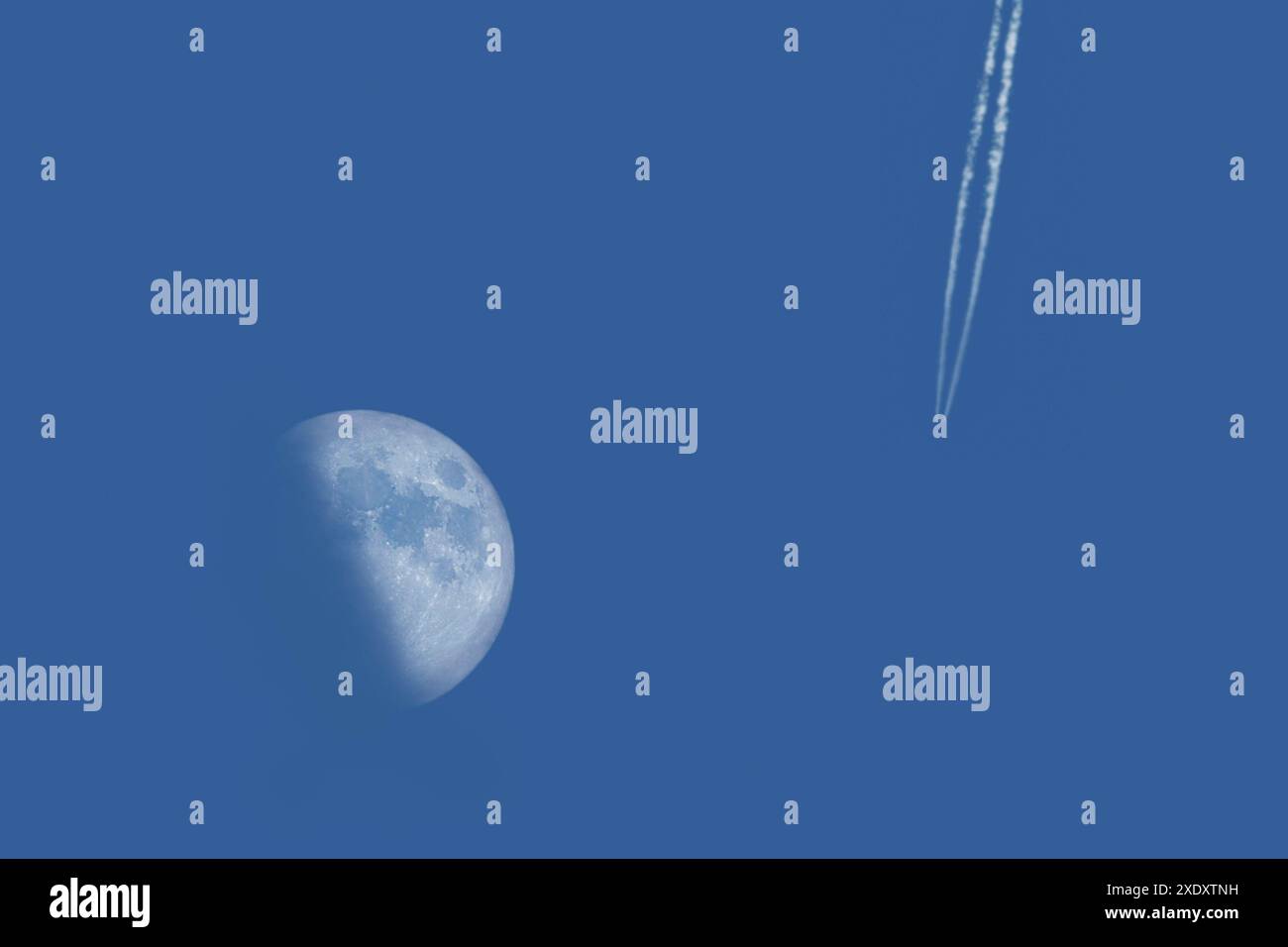 Moon aeroplane hi-res stock photography and images - Alamy