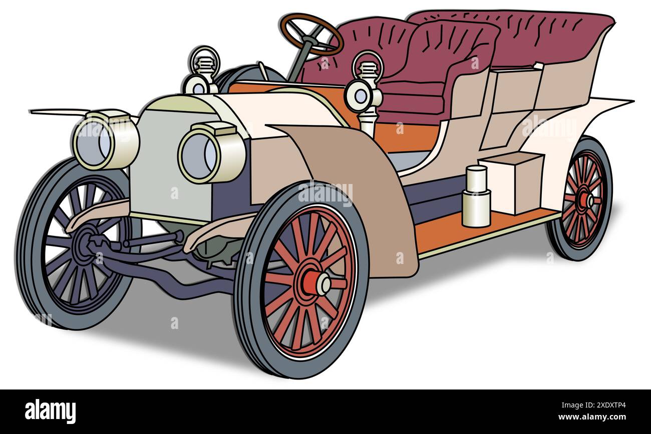 Vintage car in 1900 Stock Photo - Alamy