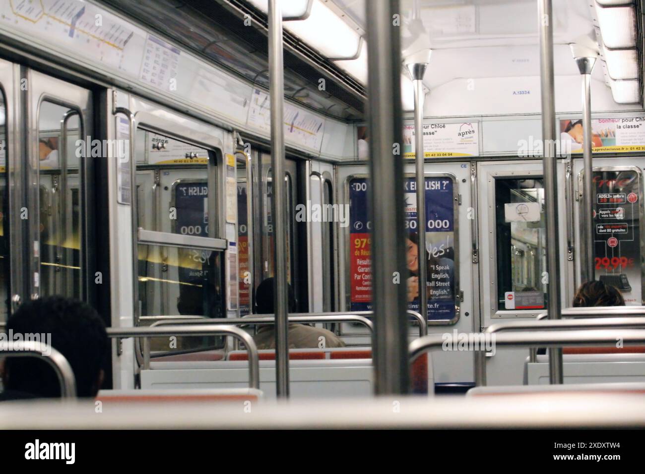 Inside the parisian metro hi-res stock photography and images - Alamy