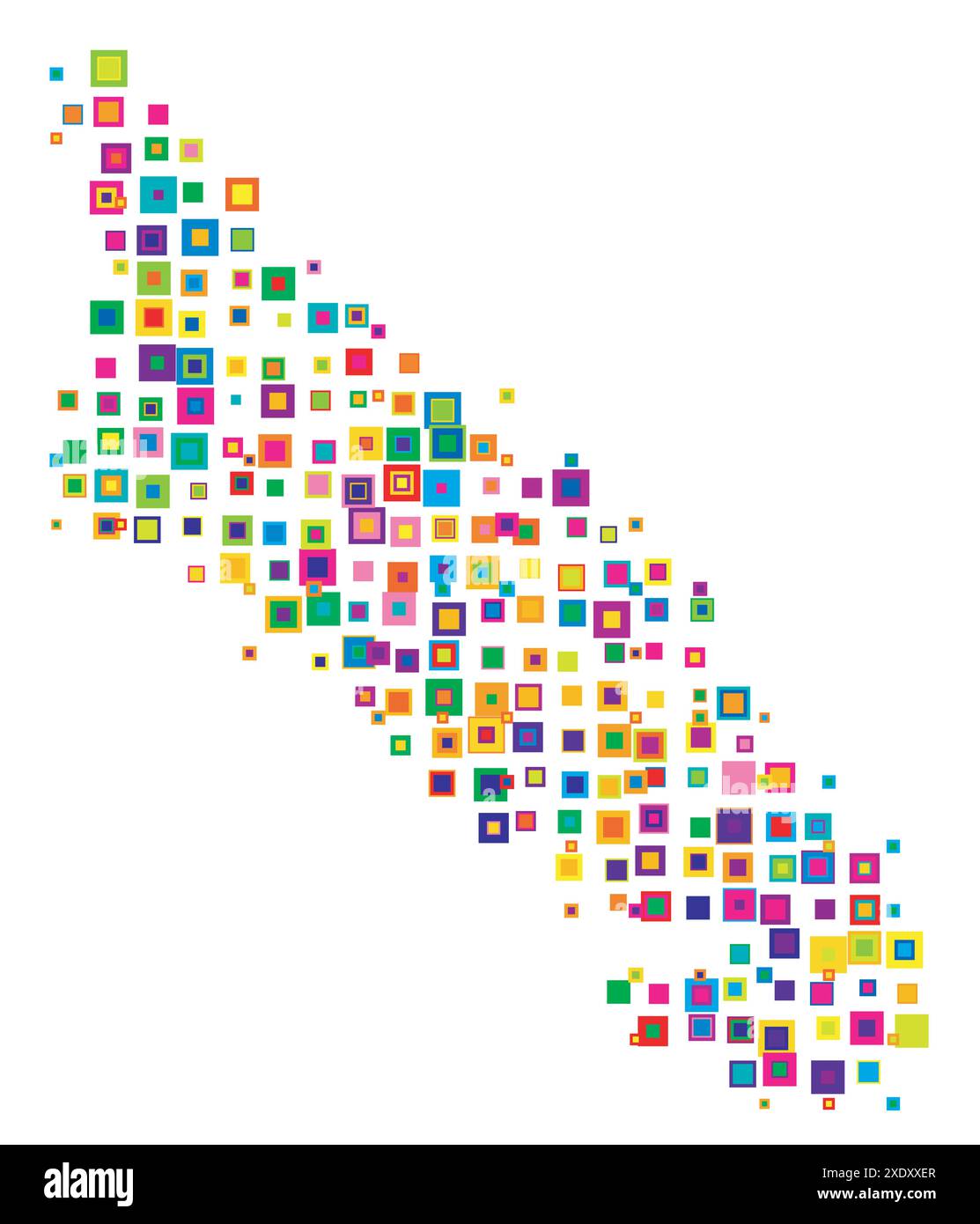 Abstract Map Of Aruba Abstract Map Showing The Country With A Pattern Of Overlapping Colorful