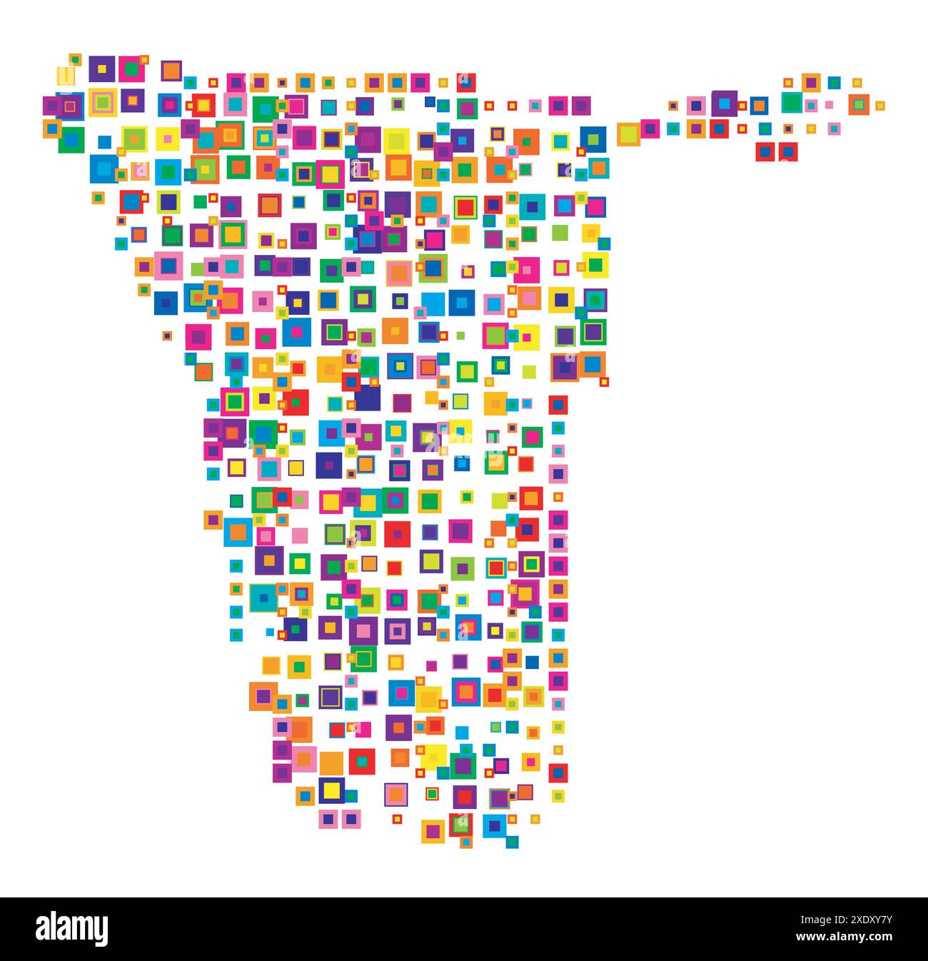 Abstract map of Namibia Abstract map showing the country with a pattern ...