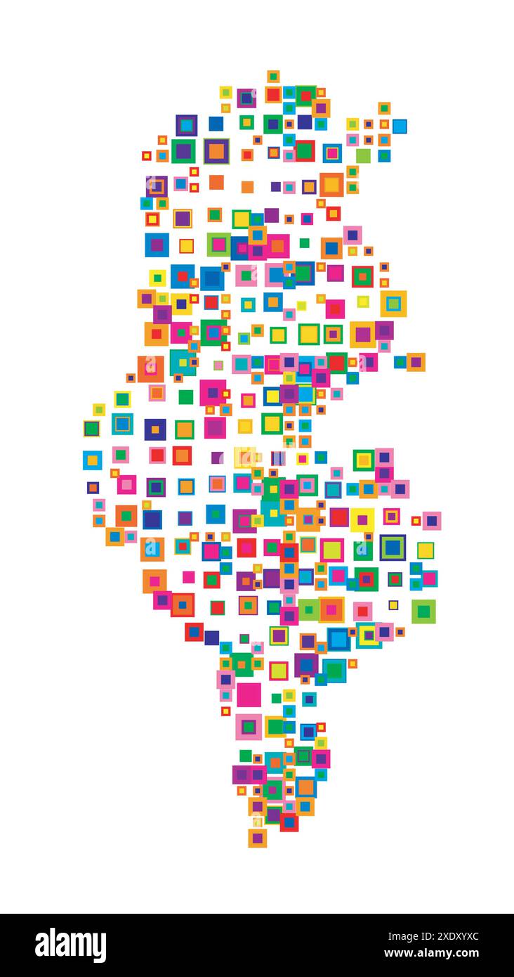 Overlapping squares icon hi-res stock photography and images - Alamy