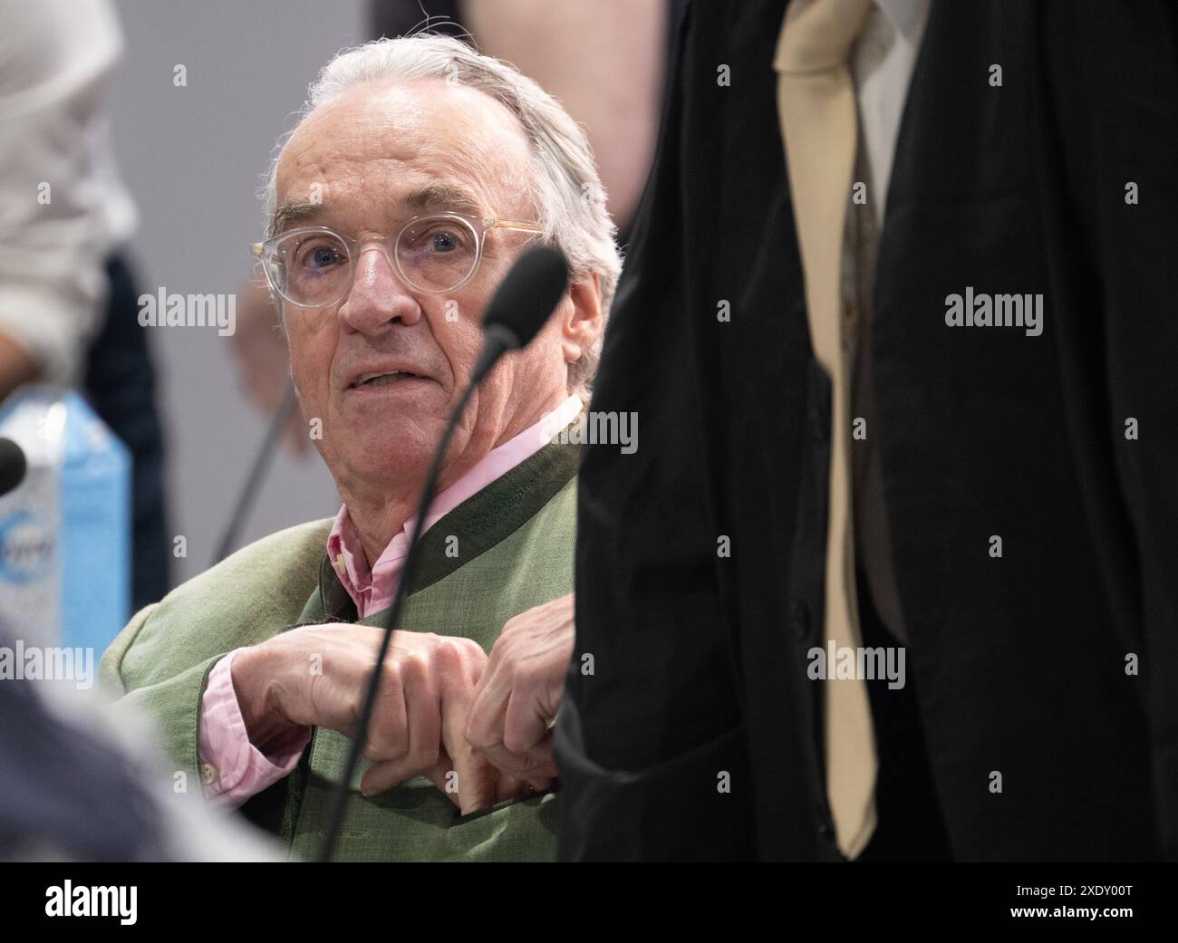 25 June 2024, Hesse, Frankfurt/Main: Heinrich XIII Prince Reuß, the ...