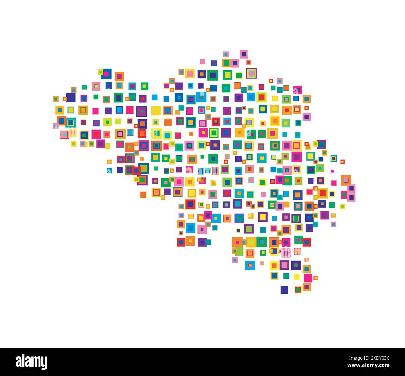 Abstract map of Belgium Abstract map showing the country with a pattern ...