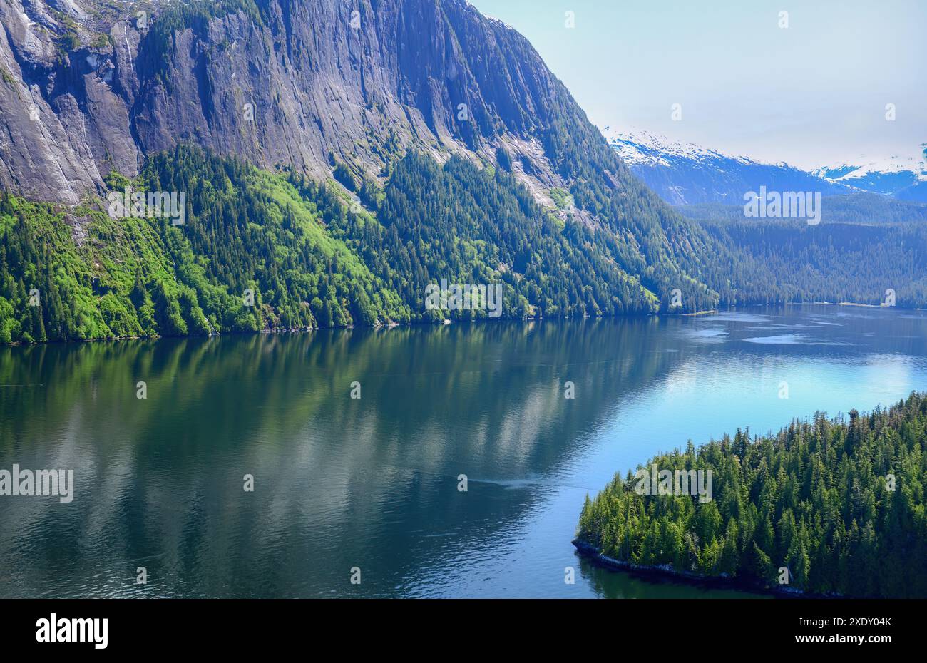 Aerial view of Misty Fjords National Monument. Alaska. USA Stock Photo ...