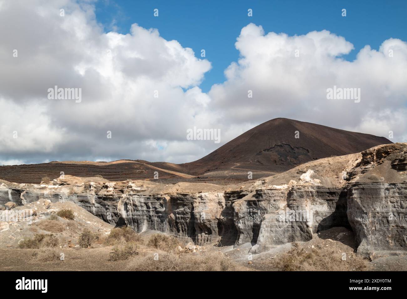 Natural park with various rock formations created by erosion. Called ...