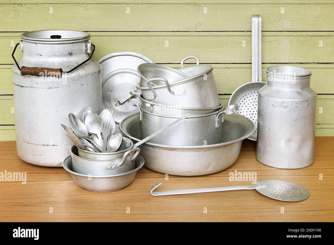 Old kitchen utensils hi-res stock photography and images - Alamy