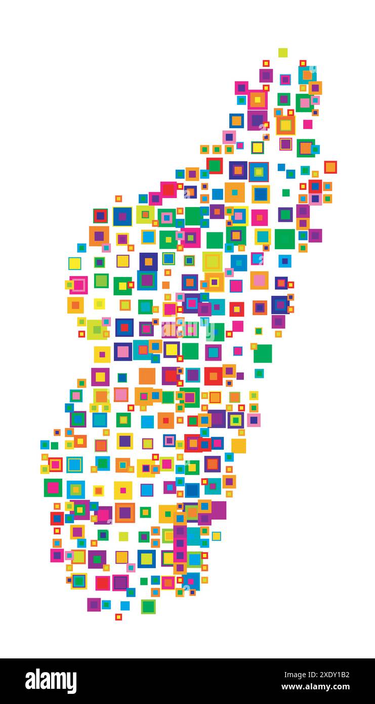 Madagascar vector map hi-res stock photography and images - Alamy