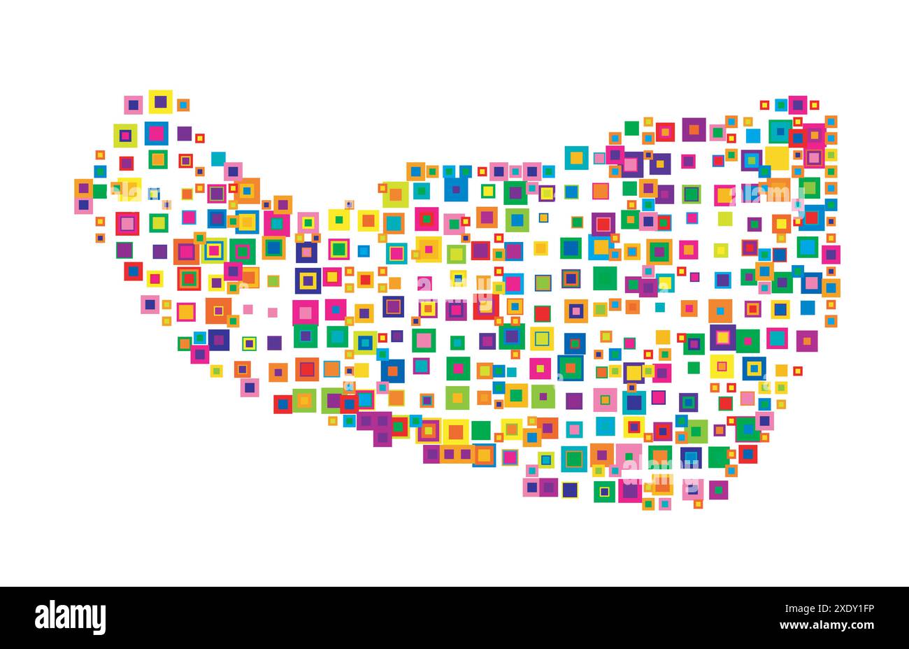 Abstract map of Somaliland Abstract map showing the country with a ...