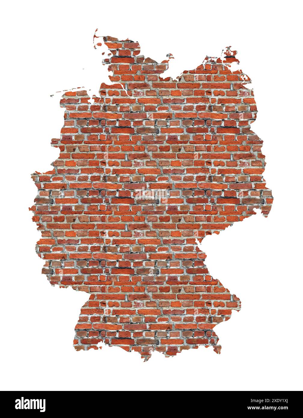 Germany outline map hi-res stock photography and images - Alamy