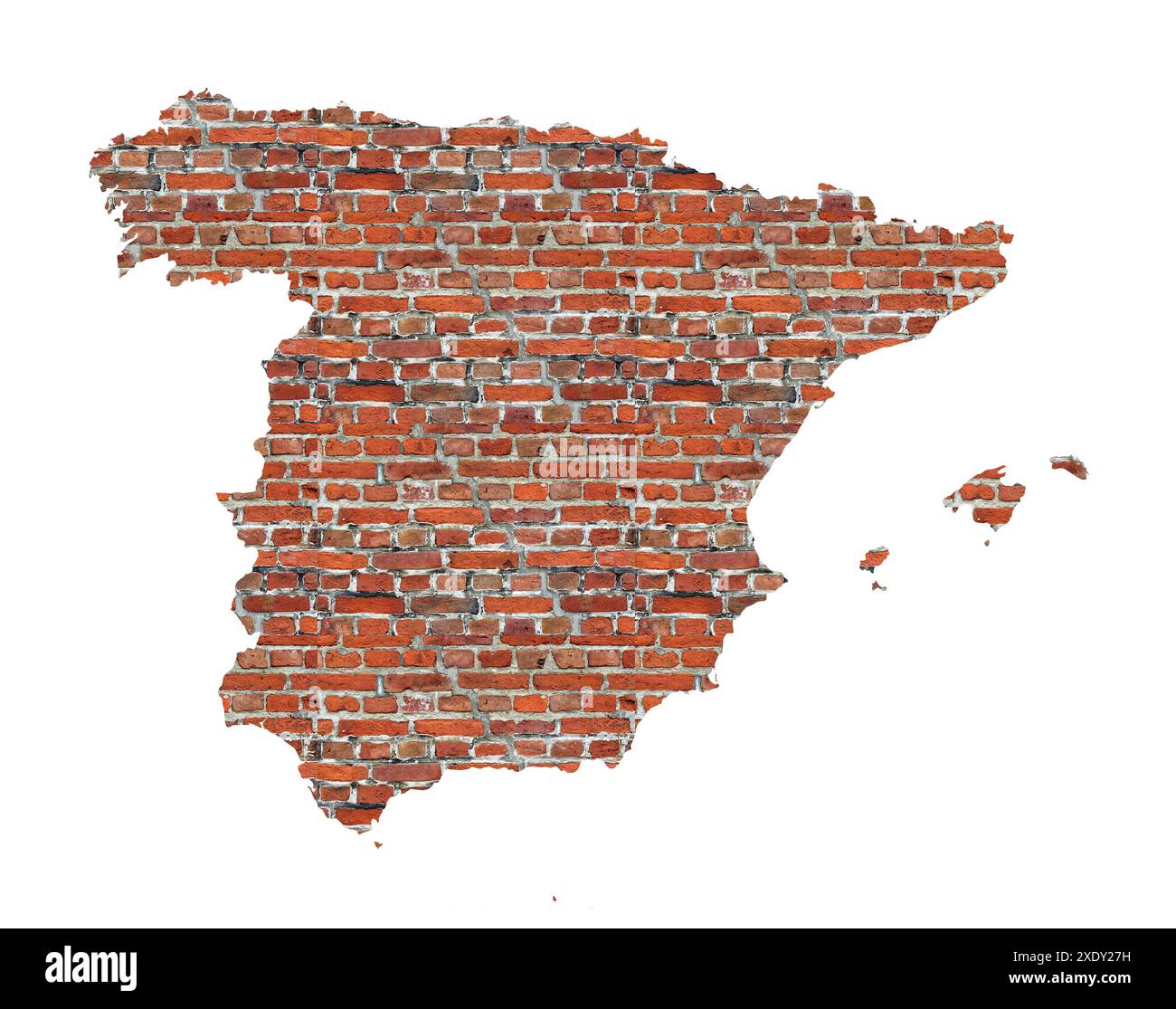 Spain silhouette map hi-res stock photography and images - Alamy