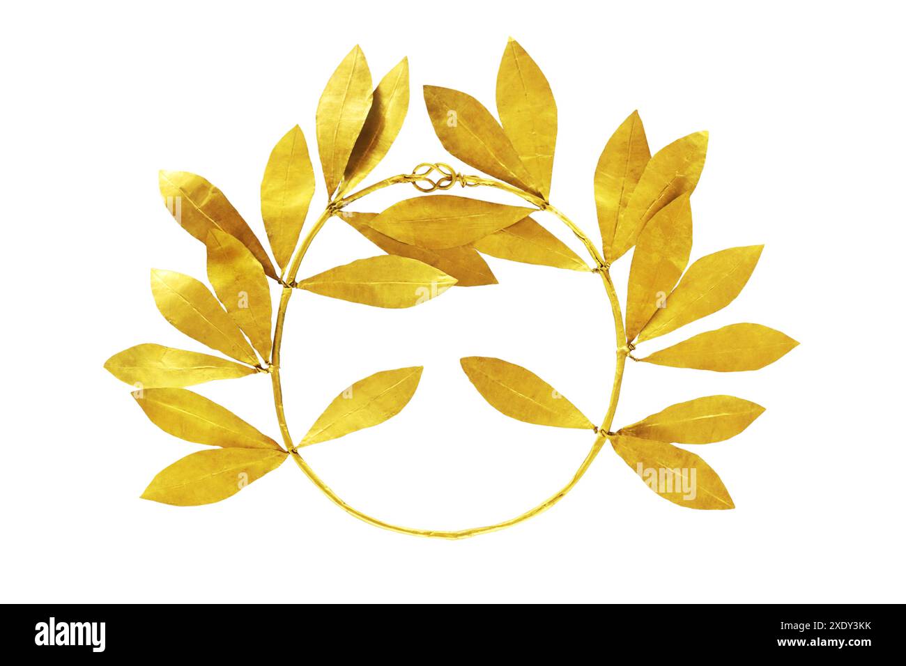 Gold Laurel Wreath. Eastern Mediterranean. Late 4th century B.C. Image ...