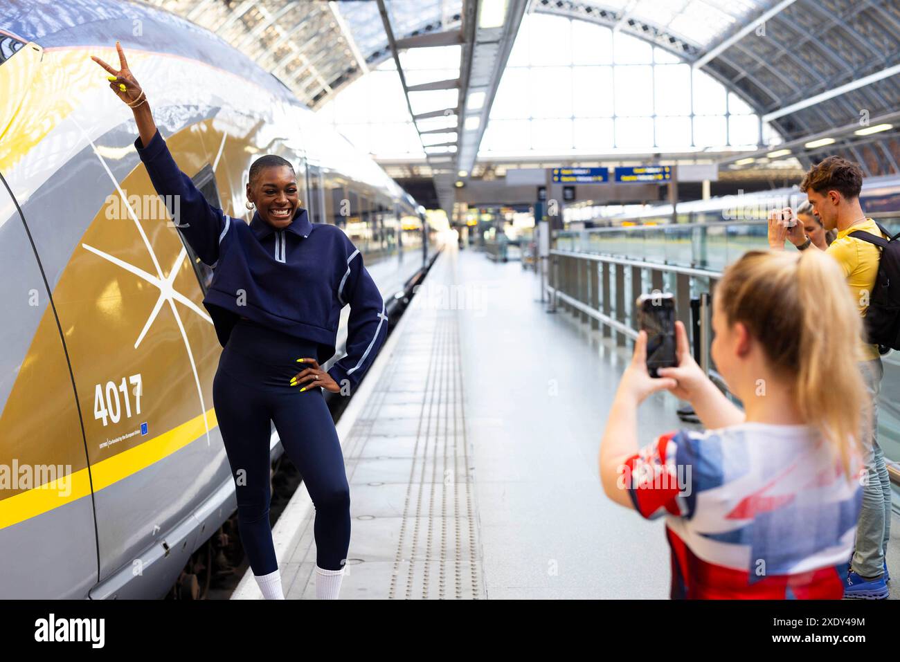 EDITORIAL USE ONLY Paralympic gold medallist, Maisie Summers-Newton ...