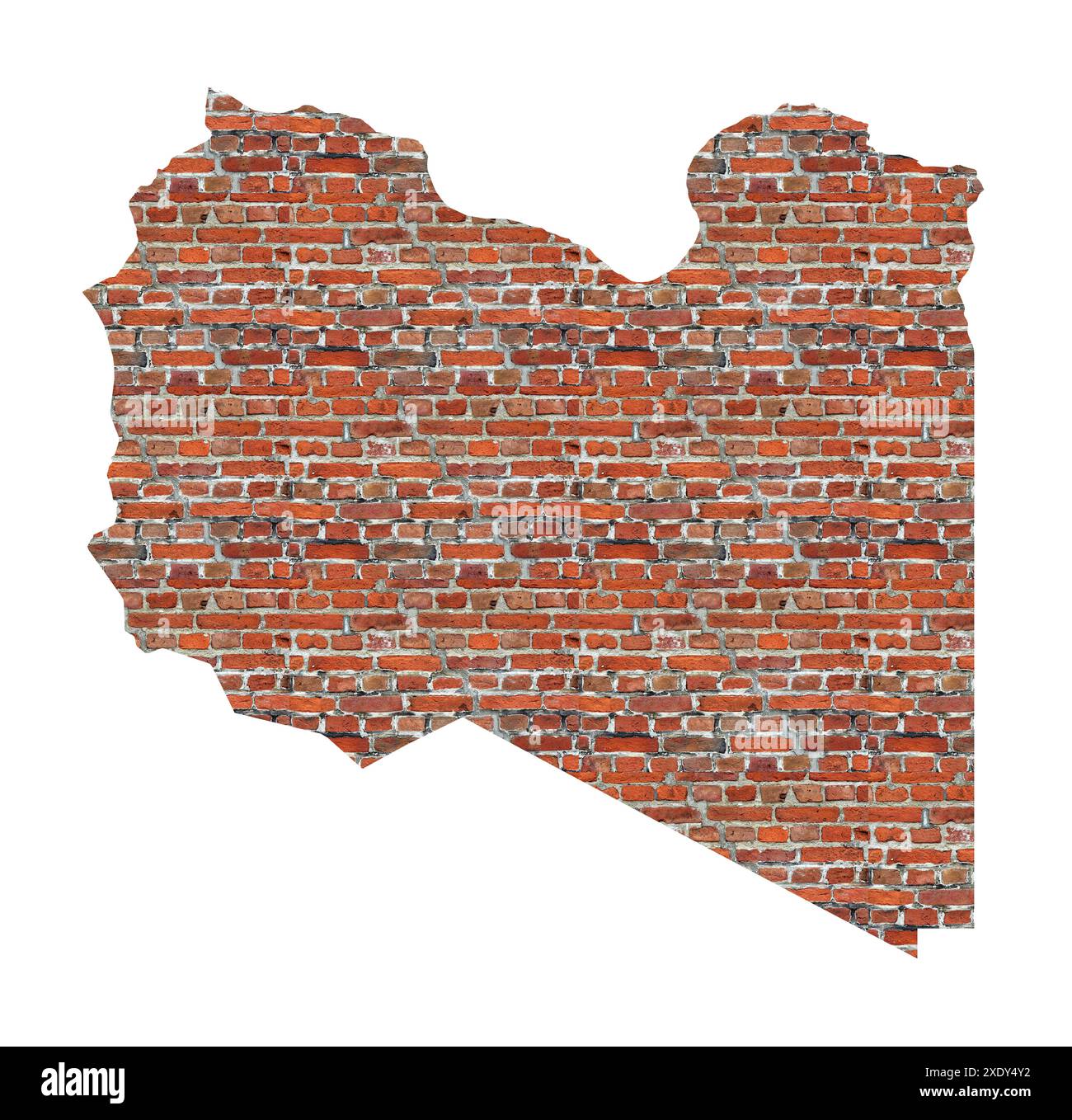 Libya outline map hi-res stock photography and images - Alamy