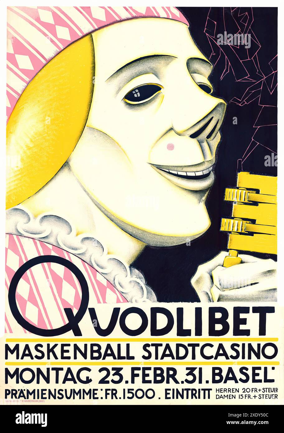 MANGOLD Burkhard - Quodlibet – Maskenball Stadtcasino 1931 - Vintage ...
